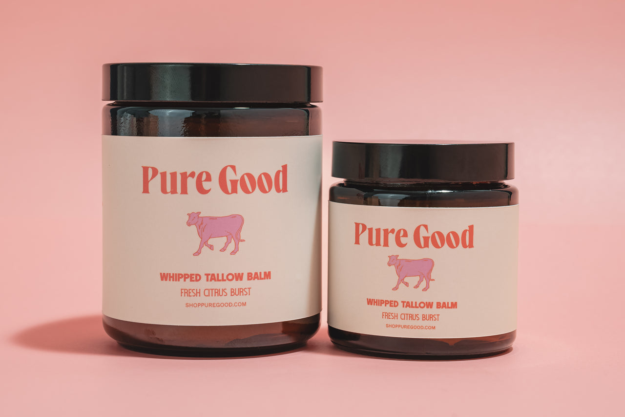 Hydrate & Brighten: Fresh Citrus Burst Tallow Balm – Pure Good LLC