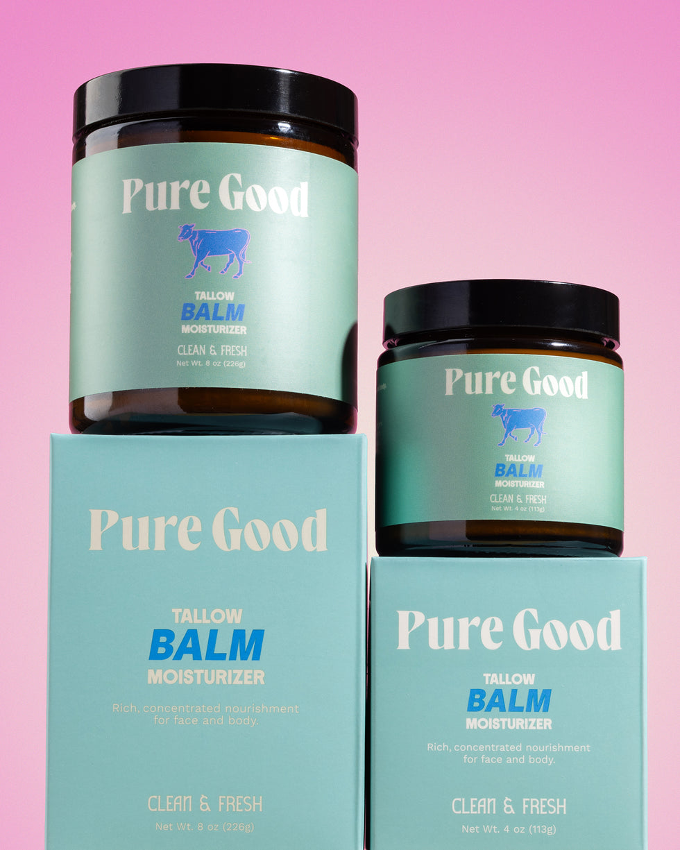 Clean & Fresh - Beef Tallow Balm for Acne Prone Skin – Pure Good LLC